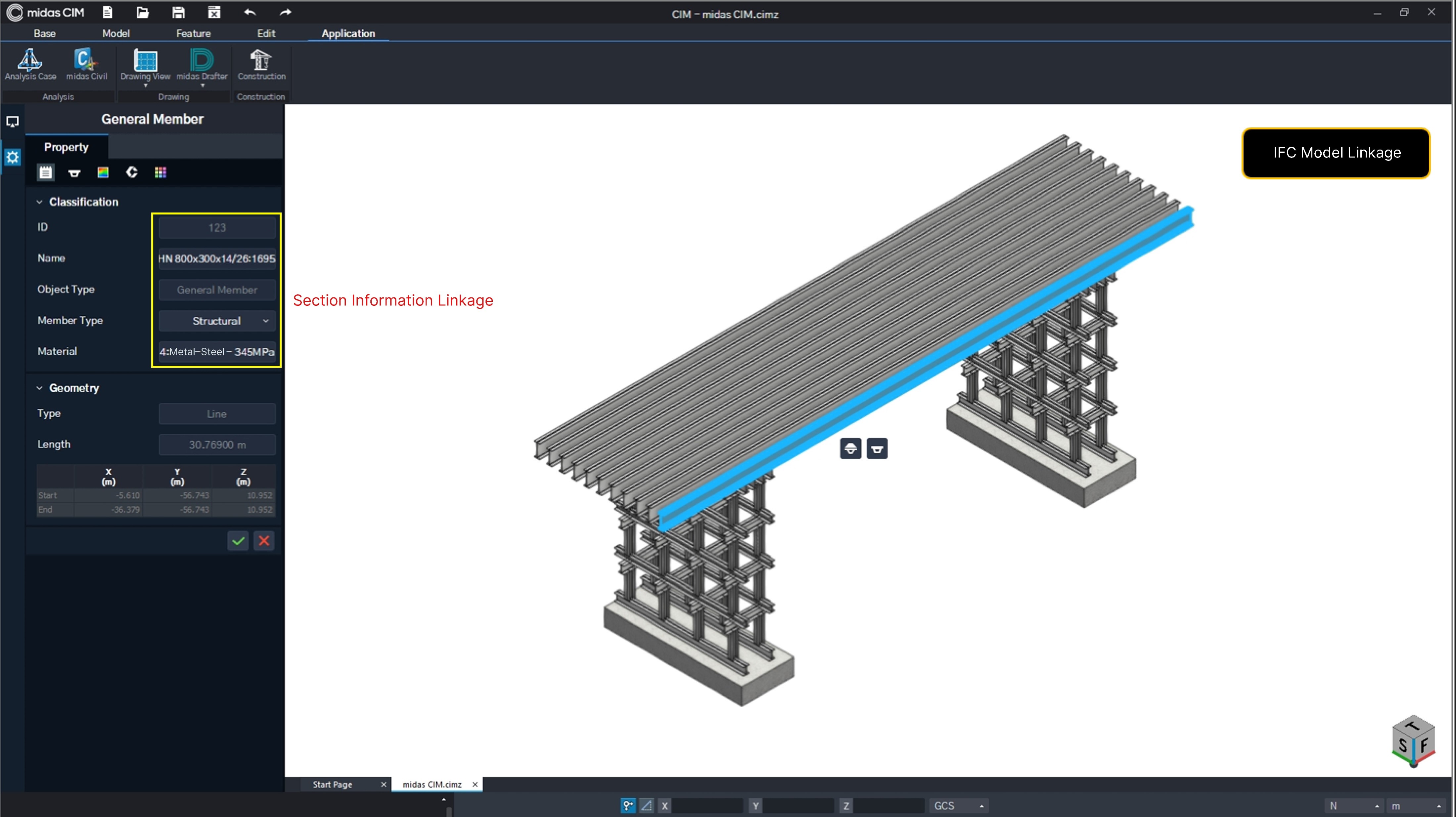Can Revit model files be imported and interpreted in MIDAS Civil?